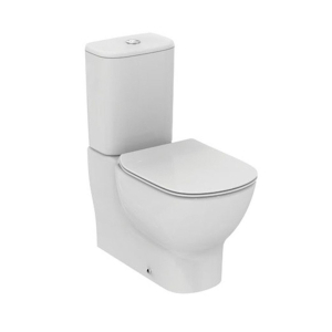 Ideal Standard White Tesi Box Rim Close Couple Toilet - Ideal Ceramics