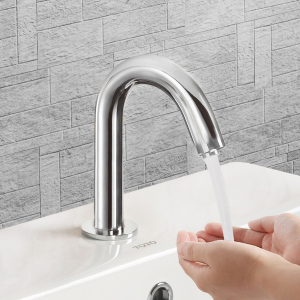 TOTO Single Auto Chrome Public Tap With AC Control - Ideal Ceramics
