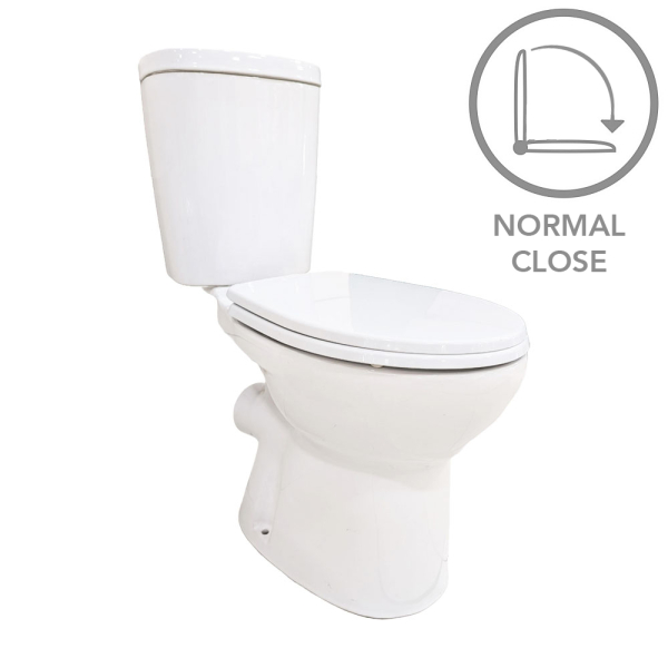 Gravena White Magic Close Couple Toilet With Regular Close Seat - Ideal ...
