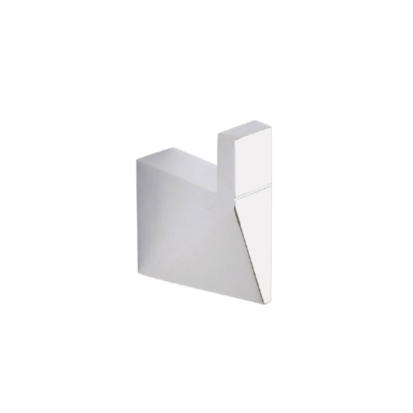 Agua Eva Chrome Single Robe Hook - Ideal Ceramics