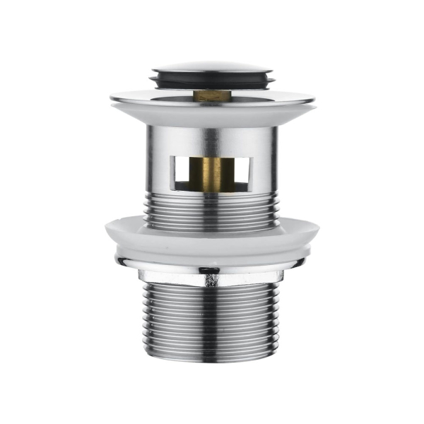 Bri Chrome Clic Clack Basin Waste Slotted - Ideal Ceramics