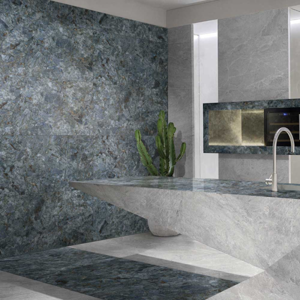 Cosmos Blue Porcelain Tile - 60X120cm - Ideal Ceramics