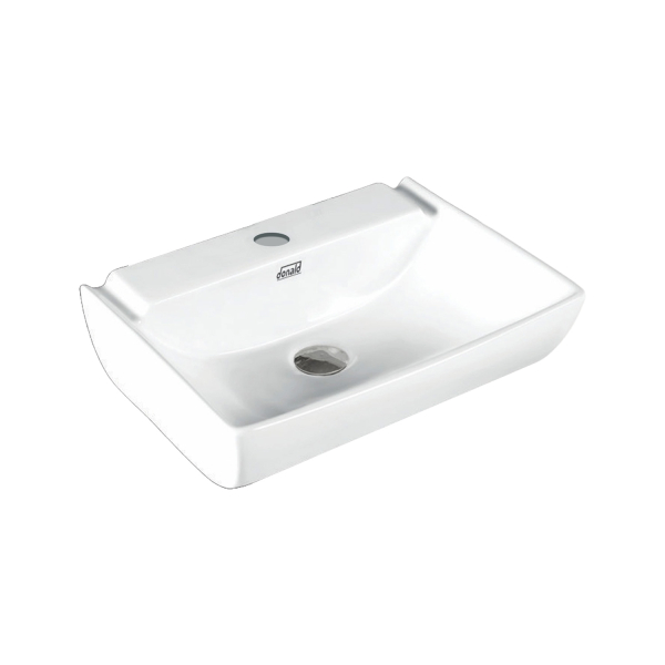 Donald Dane Wall Hung Washbasin - 46.5X36.5X13.5cm - Ideal Ceramics