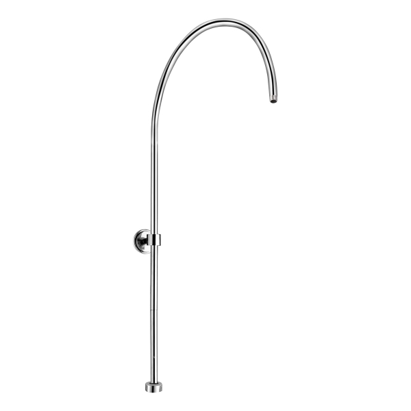 Donald Round Riser Pipe With Bracket - Ideal Ceramics