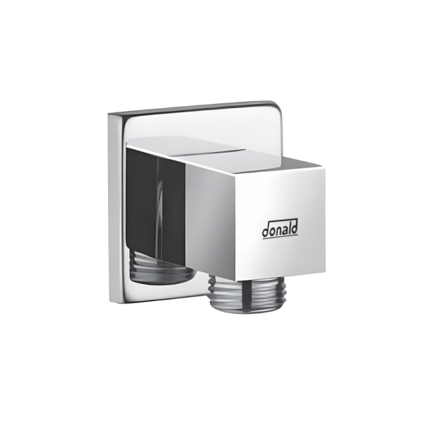 Donald Chrome Square Wall Outlet - Ideal Ceramics