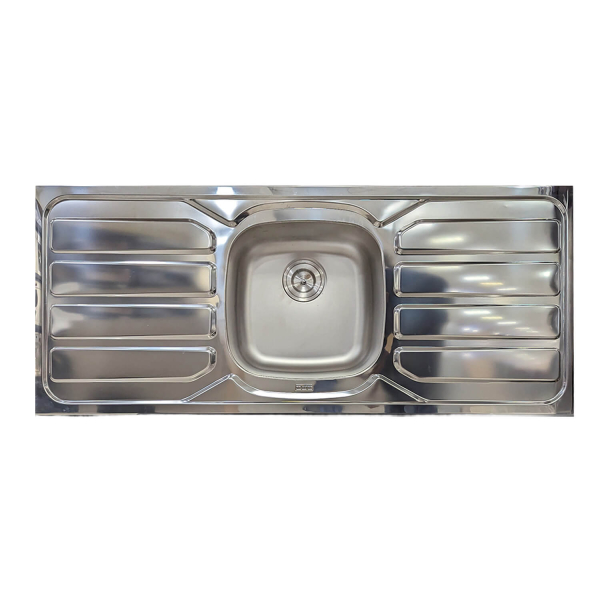 FRANKE Inset Stainless Steel Kitchen Sink - 120X50CM - Ideal Ceramics