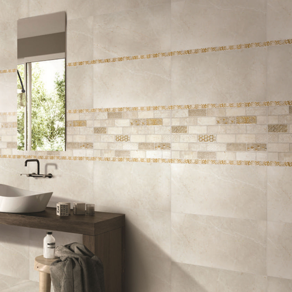 Gemma Torino Ivory Stone I Wall Tile - 30X60cm - Ideal Ceramics