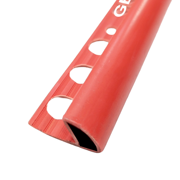 Genesis PVC Red Tile Edging Strip - 10mmX2.5m - Ideal Ceramics