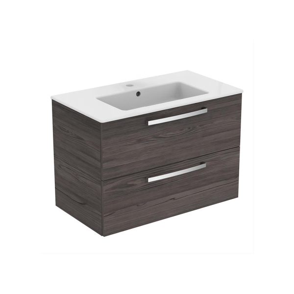 Ideal Standard Tempo Lava Grey Basin & Cabinet Set - 80cm - Ideal Ceramics