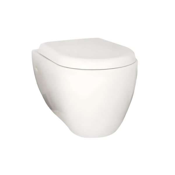 Lecico White Avensis Wall Hung Toilet - Ideal Ceramics