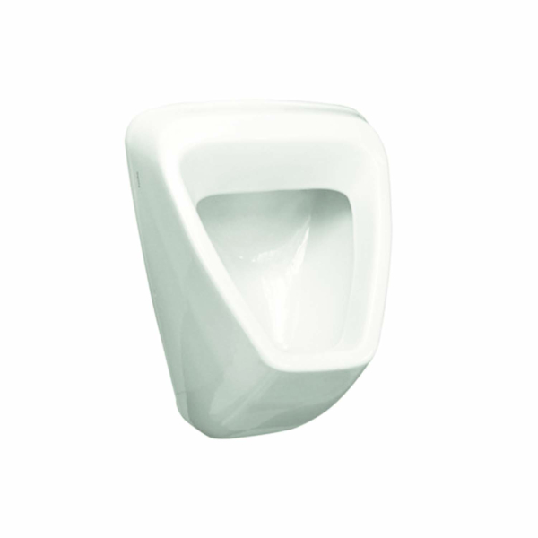 Lecico Atlas Geo White Back Inlet Urinal Bowl - Ideal Ceramics
