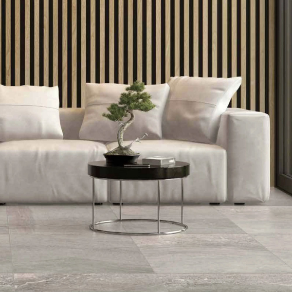 New Merida Ivory Porcelain Floor Tile - 59.6X59.6cm - Ideal Ceramics
