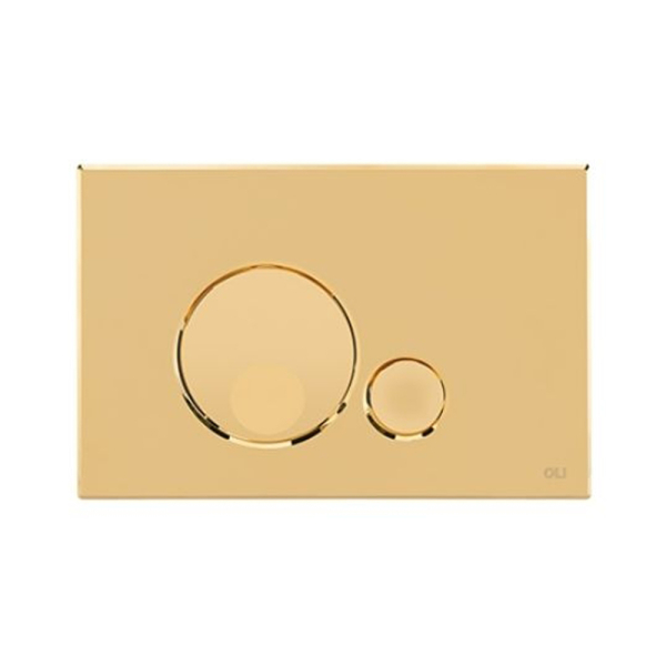 Oli Globe Gold Shiny Control Plate - Ideal Ceramics