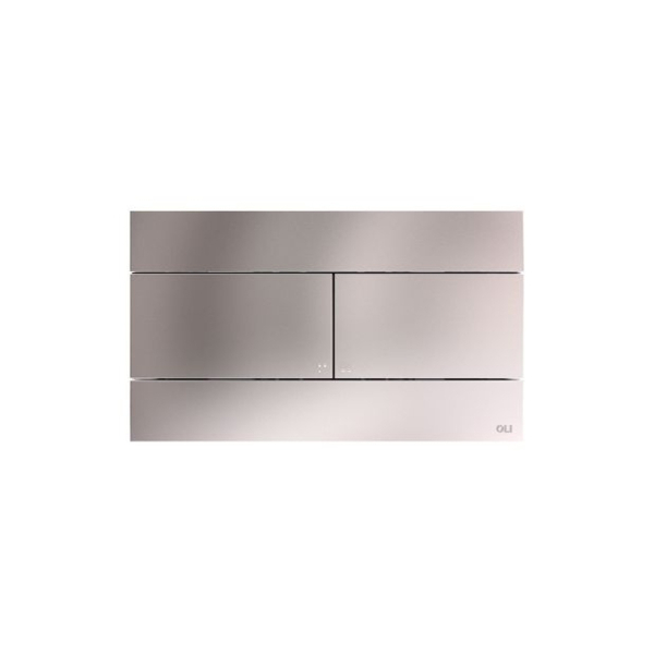 Oli Inox Slim Chrome Control Plate - Ideal Ceramics