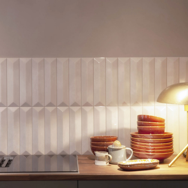 Spectrum Snow Wall Tile - 7.5X30cm - Ideal Ceramics