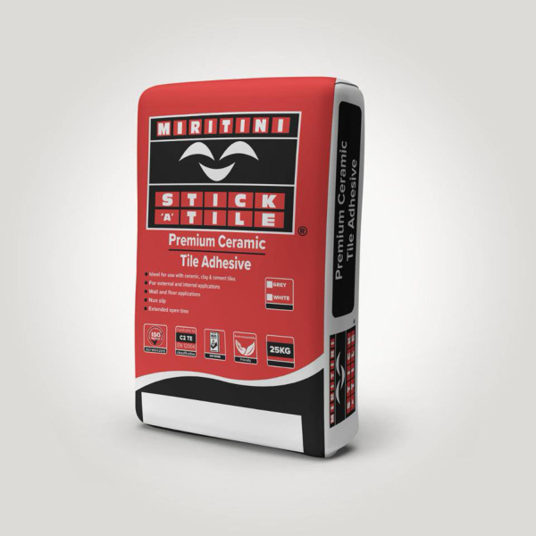 Stickatile Premium Ceramic Tile Adhesive - 25Kg - Ideal Ceramics