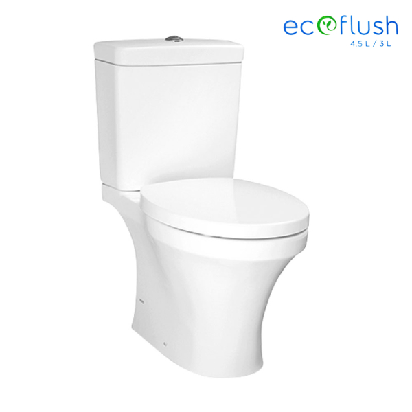TOTO White Close Couple Toilet Set - Ideal Ceramics