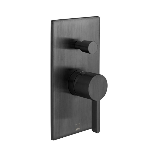 VADO Edit Brushed Black Concealed 4-Way Shower Mixer - Ideal Ceramics