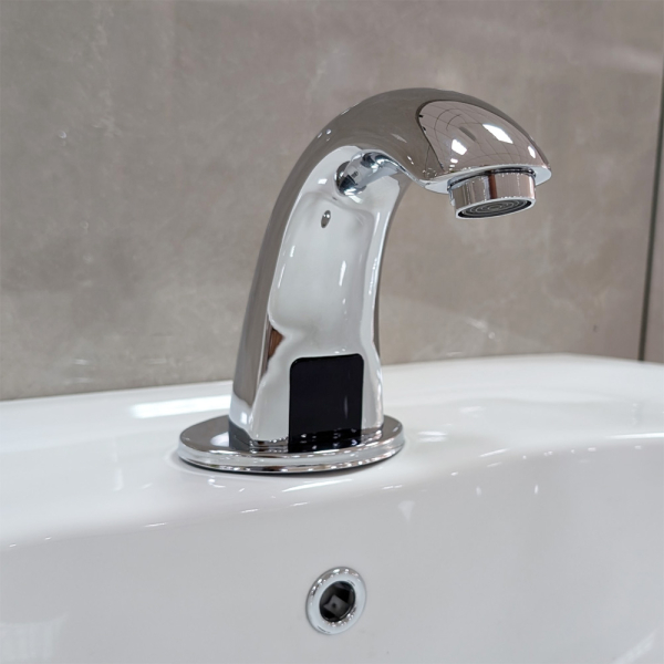 Yorke Chrome Automatic Sensor Basin Tap - Ideal Ceramics